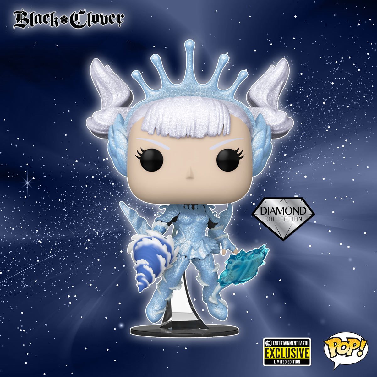 EE Exclusive: Black Clover - Noelle (Valkyrie Armor) Diamond Glitter ...