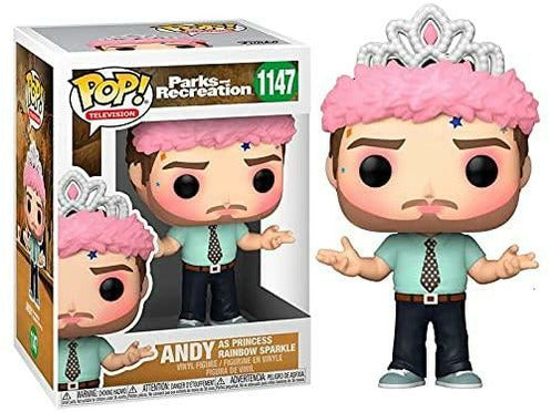 Parks and Rec: Andy as Princess Rainbow Sparkle Pop – Dragons Trading